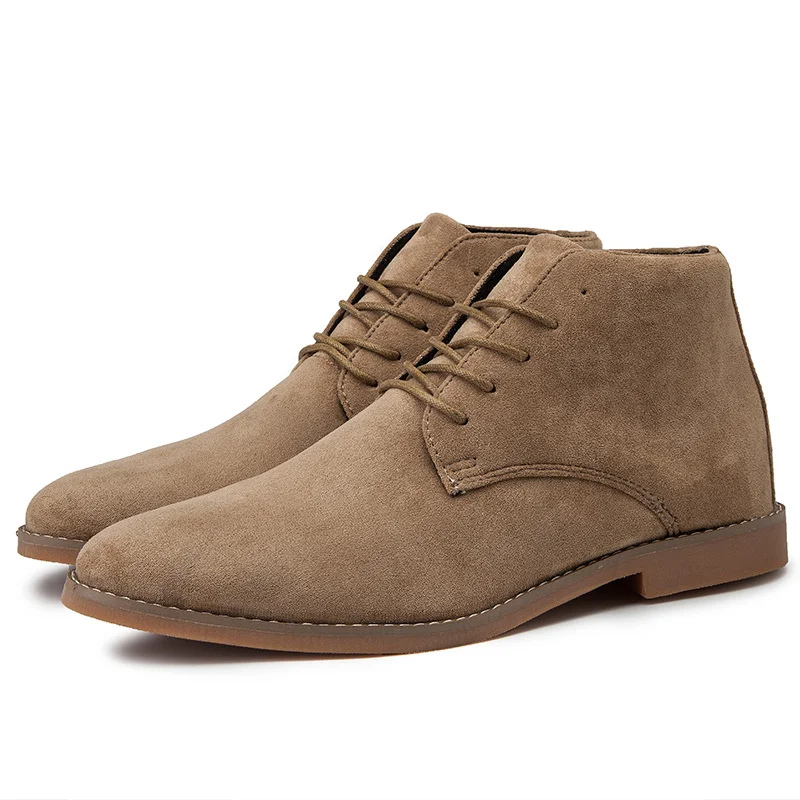 Suede chukka elegant ankle-high shoes for men – Elegance-urban.com
