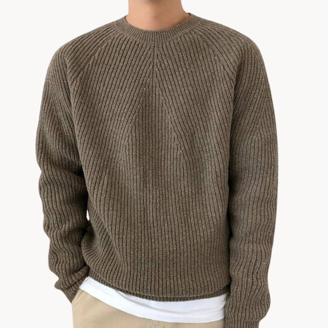 Trendy knitted ribbed sweater for men – Elegance-urban.com