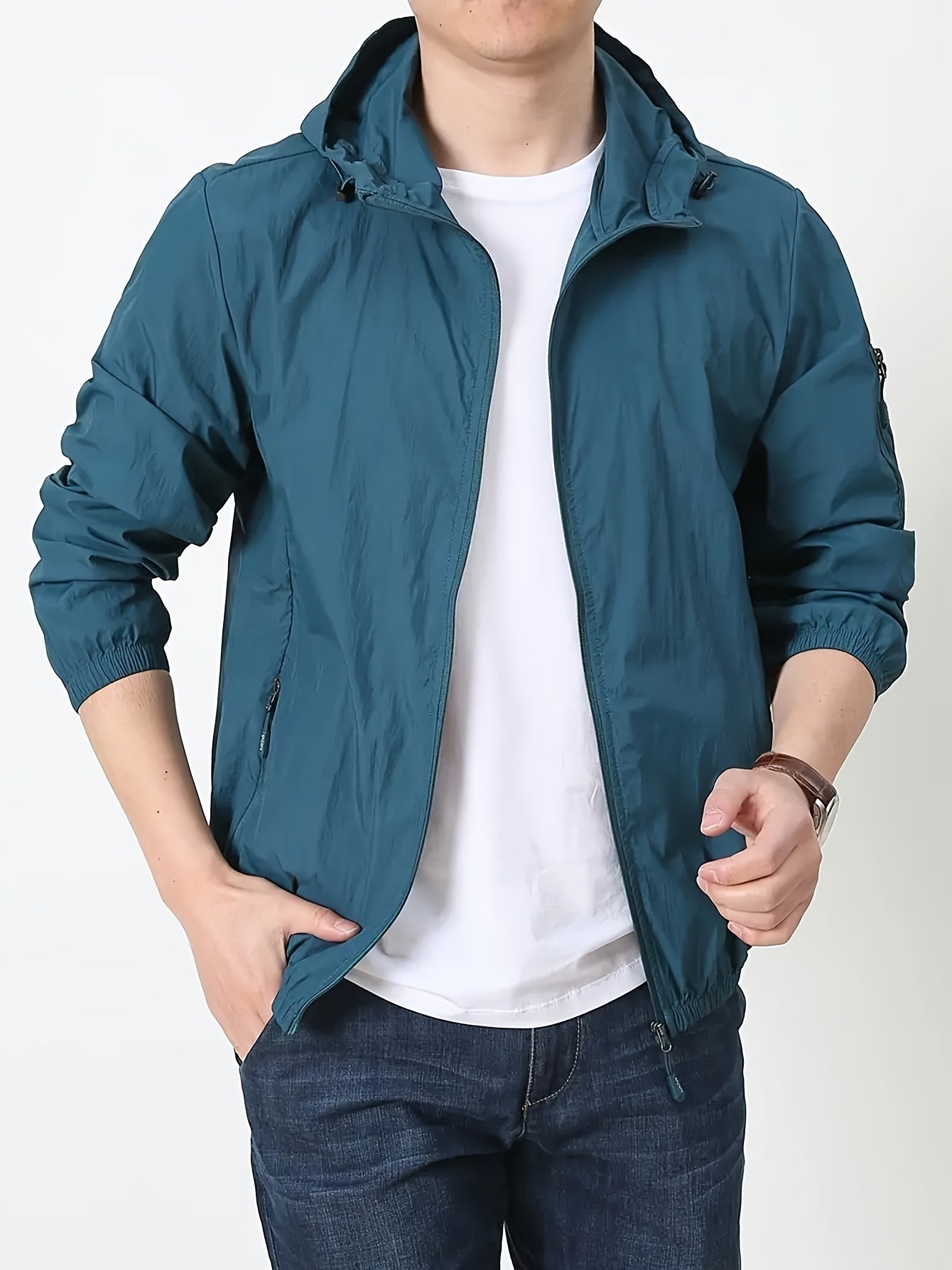Hooded sun protective jacket for men – Elegance-urban.com